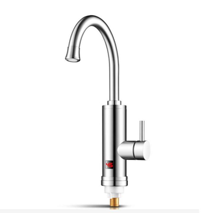 Tankless 220V 3000W Electric Instant Water Heater Faucet Sink Hot Cold Heating Tap Digital ...